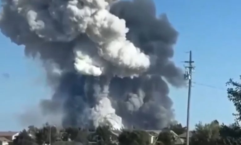 A large explosion at a California ammunition factory has forced the ...