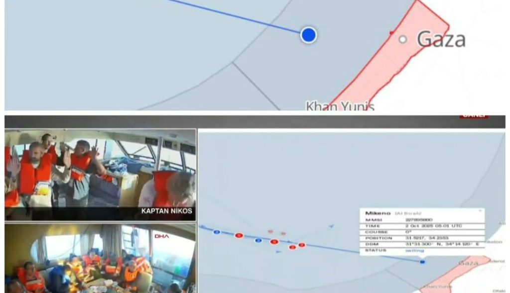 Samood flotilla first ship arrives in Gaza waters, Israel arrests 223 ...